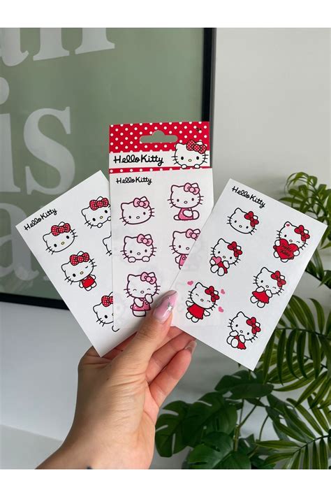 Planet Butik Hello Kitty 3lü Sticker Seti Fiyatı Yorumları Trendyol