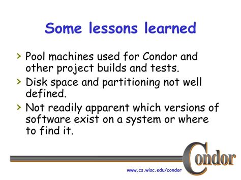 ppt efficient building and testing with condor a comprehensive