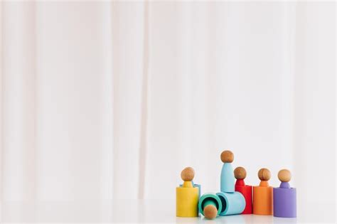 Premium Photo Wooden Toys Isolated On White Background