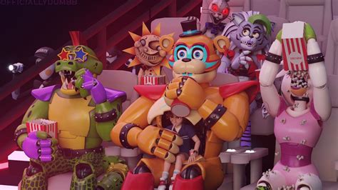 Deviantart Fnaf Sb Glamrocks At The Movies By Officiallydumbb On