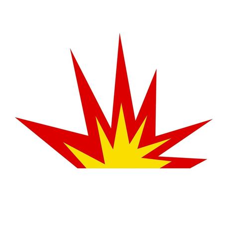 Bombing Icon Impact Of The Explosion Vector 26530327 Vector Art At