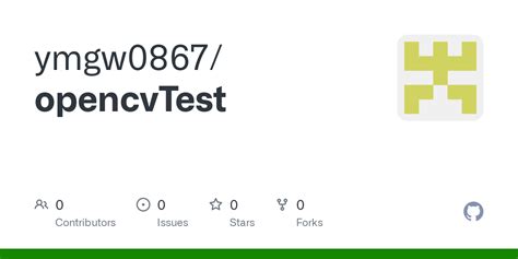 GitHub Ymgw OpencvTest