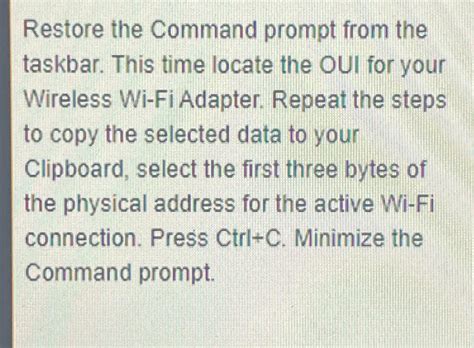 Solved Restore The Command Prompt From The Taskbar This
