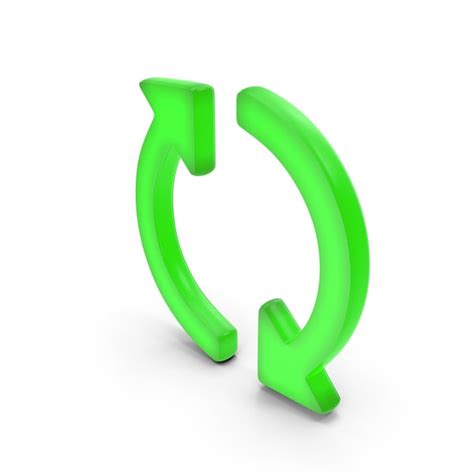 Synchronization Symbol 3d Incl Green And System Envato