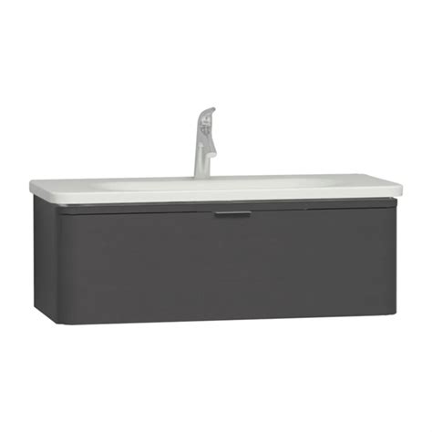 VitrA Nest Trendy 100 cm Parlak Antrasit Çekmeceli Lavabo Alt Dolabı ...