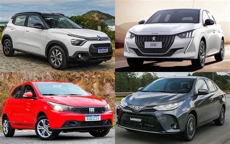 Carros mais baratos 2025 preços consumo e detalhes