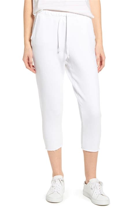 Frank And Eileen Tee Lab Raw Hem Crop Sweatpants Nordstrom