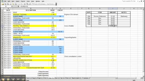 Sole Trader Spreadsheet Template Excel Budget Planner Template Excel Canariasgestalt