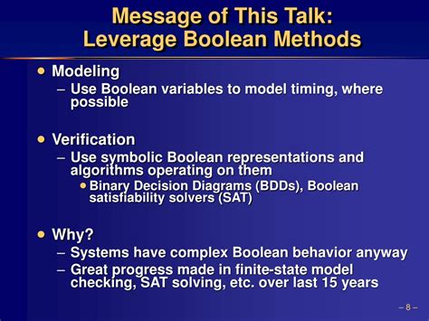 ppt reasoning about timed systems using boolean methods powerpoint