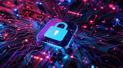 Ai Generated Cyber Security Data Privacy Protection System Background