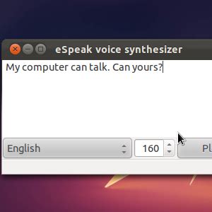 Give Your Computer A Voice With ESpeak Windows Linux