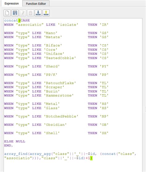 Qfield Qgis Coding An Auto Incrementing Label Number Grouped By Two Fields Geographic