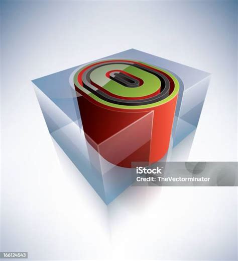 3 D 알파벳 대문자 O 0명에 대한 스톡 벡터 아트 및 기타 이미지 0명 3차원 형태 각얼음 Istock
