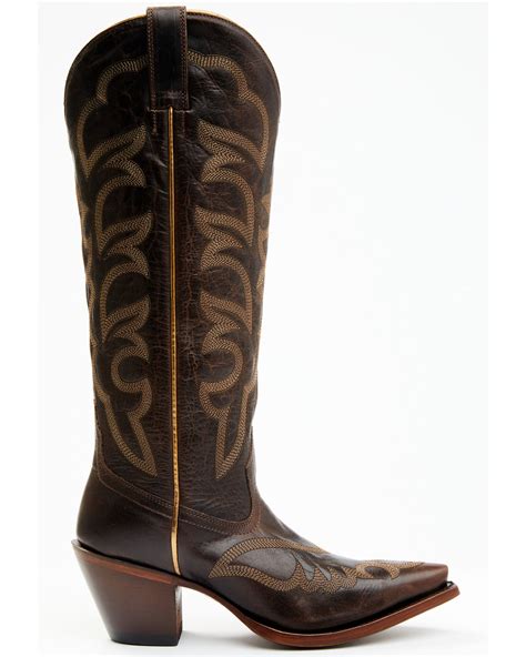 Shyanne Womens High Desert Western Boots Snip Toe Brown