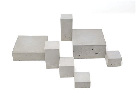 Concrete Block Display Stand Etsy