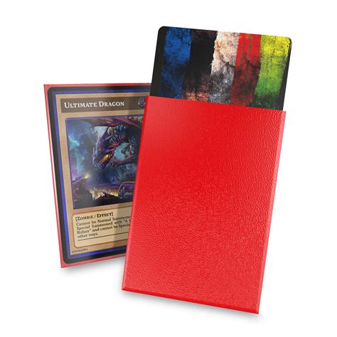 Cortex Card Sleeves Ultimate Guard For Collectible Cards Matte Red 60