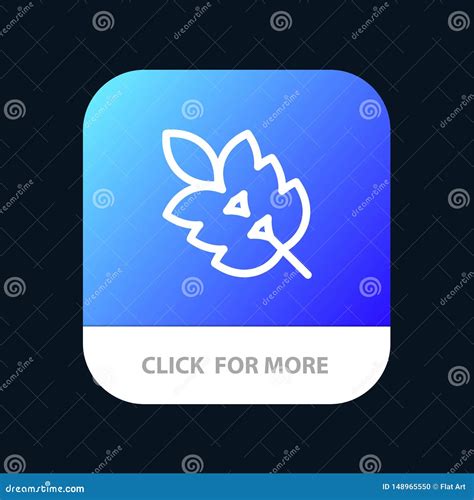 Ecology Green Leaf Plant Spring Mobile App Button Android And Ios