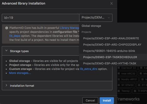 Not Able To See Which Project Lib Gets Assigned To · Issue 2614 · Platformio Platformio Core