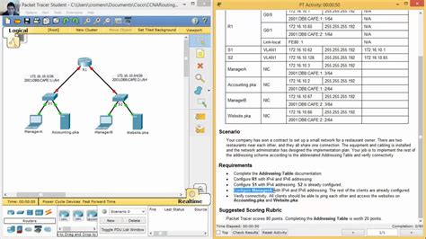 Chapter Packet Tracer Ccna Cisco Gllasopa