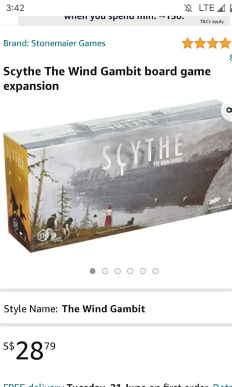 Scythe The Wind Gambit Boardgame Hobbies Toys Toys Games On Carousell