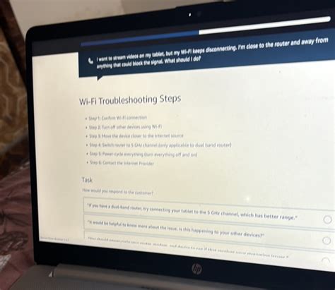 1 Wi Fi Troubleshooting Steps Sley II Condim StudyX