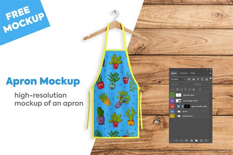 Apron Mockup Psd Free Download Uibundle