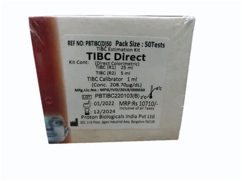 Tibc Direct Diagnostic Test Kit Proton Company Saliva At ₹ 10710 Box