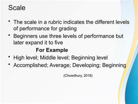 Rubrics Presentation By Syed Muhammad Jawad Ul Hassan Pptx