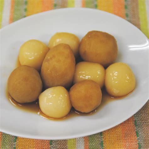 【お月見行事食】里芋と団子の煮物 学校給食レシピ 株式会社sn食品研究所