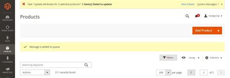 Bulk Product Attribute Update Fails In The Magento Magento Forums