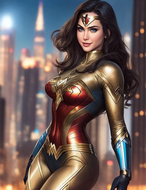 Download Ai Generated Wonder Woman Superhero Royalty Free Stock