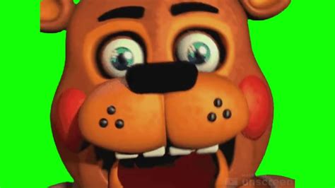 Fnaf 2 Toy Freddy Jumpscare Greenscreen Youtube