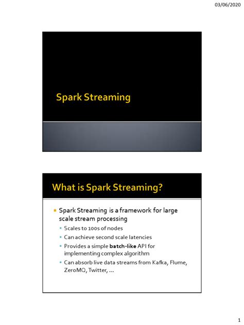 22 Sparkstreaming Bigdata 2x Pdf Apache Spark Computer Science