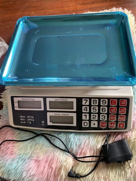 Digital Price Computing Scale Max 40kg 650 Pesos On Carousell