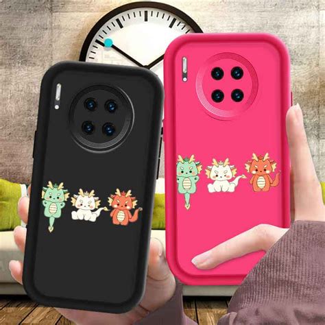 Dmy เคสซิลิโคนนิ่ม ลายมังกร กันกระแทก สําหรับ Huawei Mate 30 20 40 Pro
