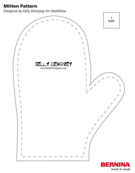 Free Printable Mitten Pattern Free Printable Hq
