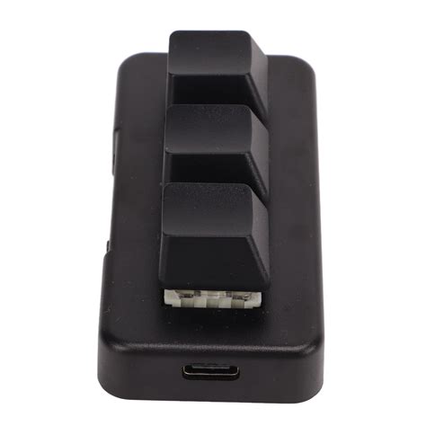 Teclado Con Perilla Personalizada Mini Teclado De Control De 3 Botones