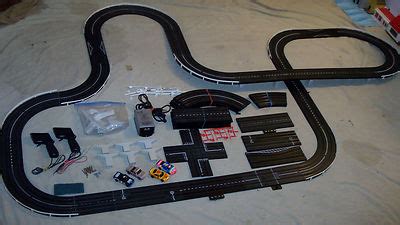 Large Ho Scale Slot Car Track Layoutincludes 4 Vehicles 363655764