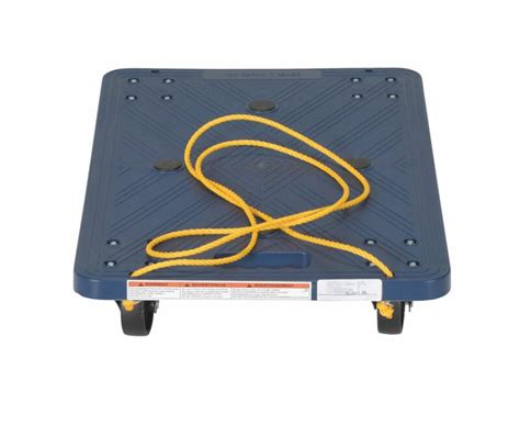 Vestil Pos 1624 Rope Polyethylene Dolly With Pull Rope Material Handling