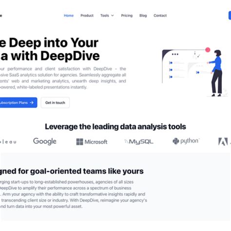 Deep Dive Data The Productised Data Analysis Agency