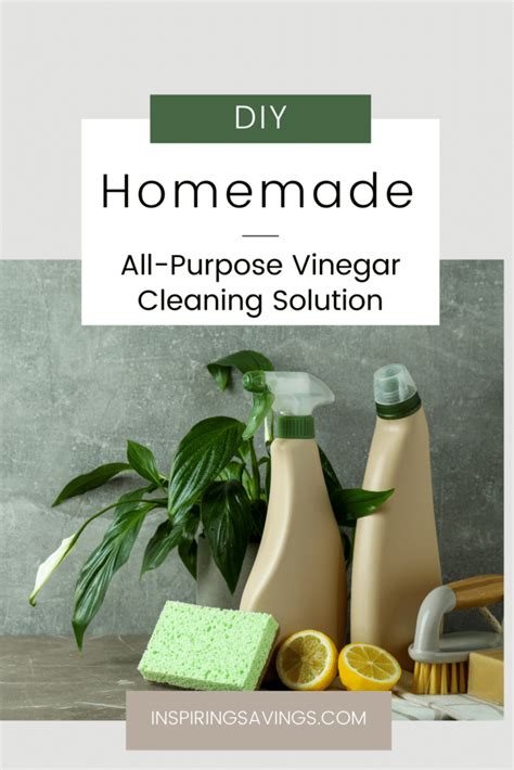 Natural White Vinegar Cleaning Solution Recipe Effective Diy Cleaner