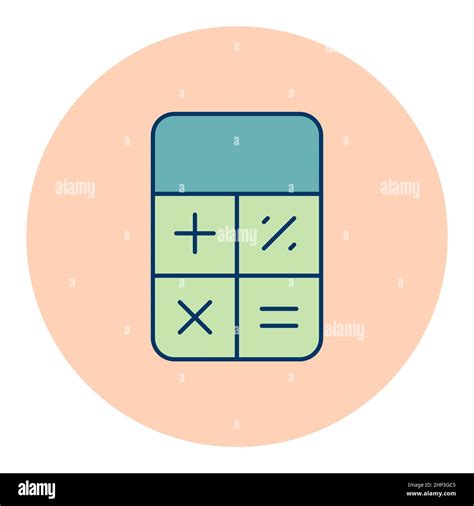 Calculator Vector Flat Icon Finances Sign Graph Symbol For Your Web Site Design Logo App UI