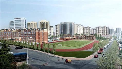 西海岸新区奋进路中学项目完成主体建筑封顶 青岛西海岸报
