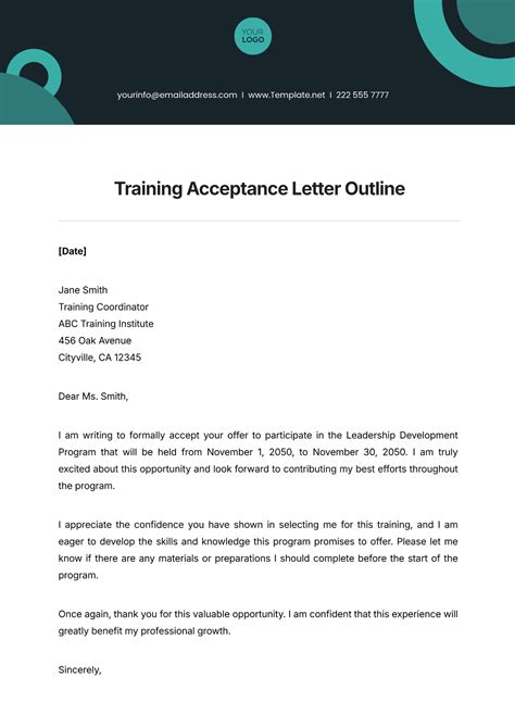 Free Order Acceptance Letter Template To Edit Online