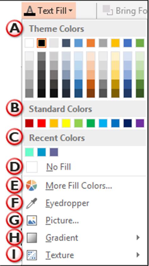 Text Fills In PowerPoint 2013 Windows PowerPoint Tutorials