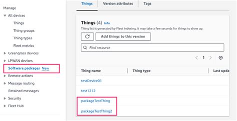 新機能AWS IoT Device Management のソフトウェアパッケージカタログを使ってデバイスアプリケーションのバージョン