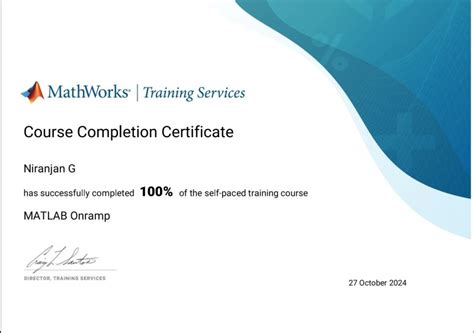 niranjan g on linkedin matlab learningjourney datascience engineering