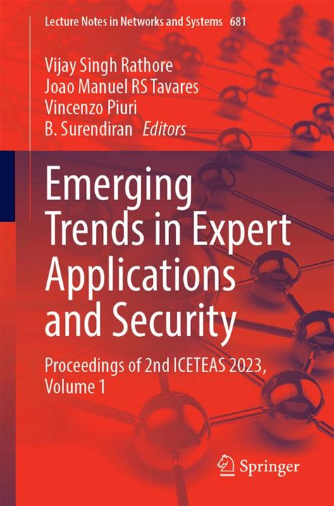 lecture notes in networks and systems emerging trends in expert