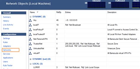 Network Objects Barracuda Campus Network Objects Barracuda Campus