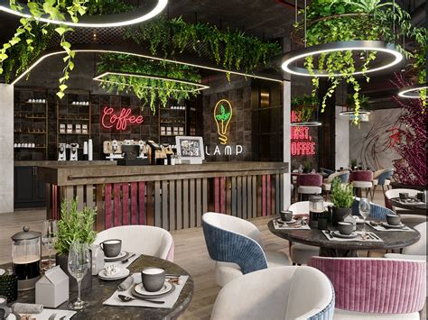 Lamp Coffee Shop On Behance